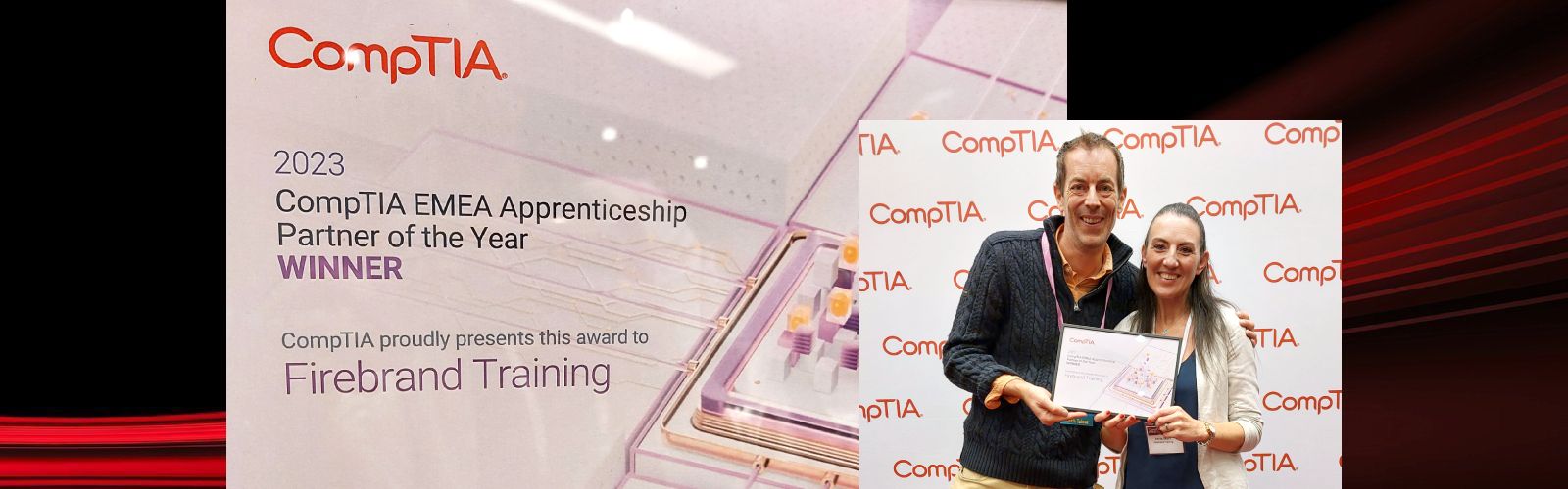 Firebrand wins CompTIA EMEA Apprenticeship Partner of the Year!